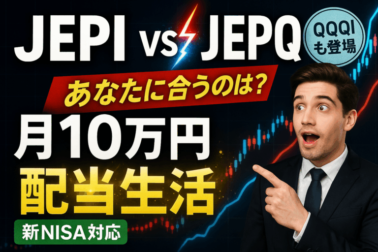 JEPI・JEPQ徹底比較！あなたに合う高配当ETFはどっち？QQQIとの違いも解説 | ビジネスと一杯のコーヒー